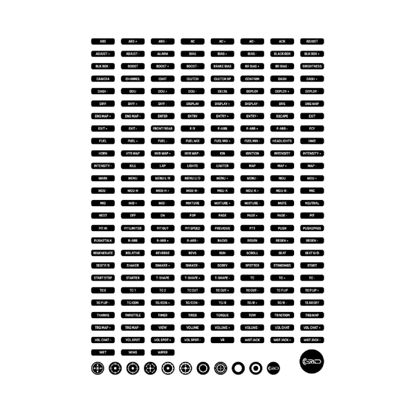 Button Box Decal Set